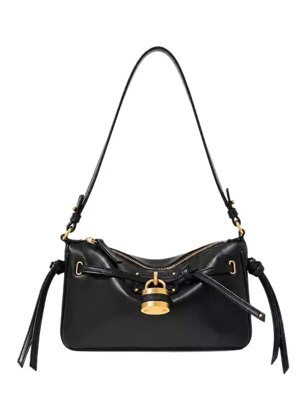 Chloé Mini Paddington Leather Shoulder Bag - Black