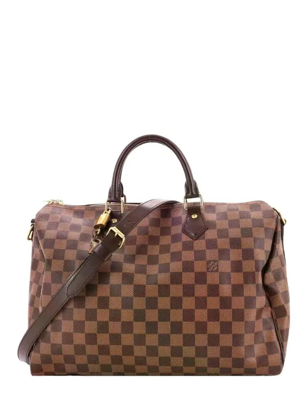 LOUIS VUITTON Speedy Bandouliere Bag Damier 35 Satchel - Brown
