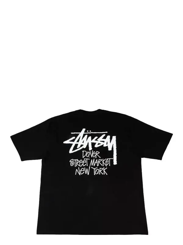 StÜssy Dover Street Market New York Logo-print T-shirt - Black
