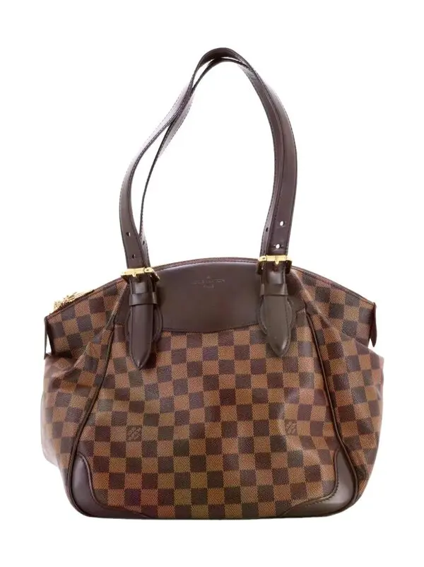 LOUIS VUITTON Verona Handbag Damier Mm Shoulder Bag - Brown