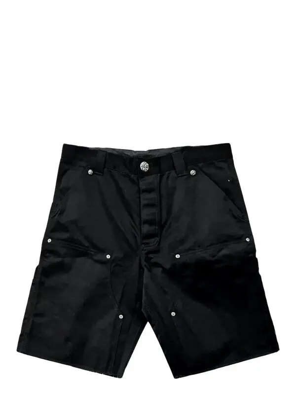 Chrome Hearts Double-knee Carpenter Shorts - Black