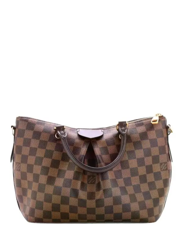 LOUIS VUITTON Siena Handbag Damier Pm Satchel - Brown