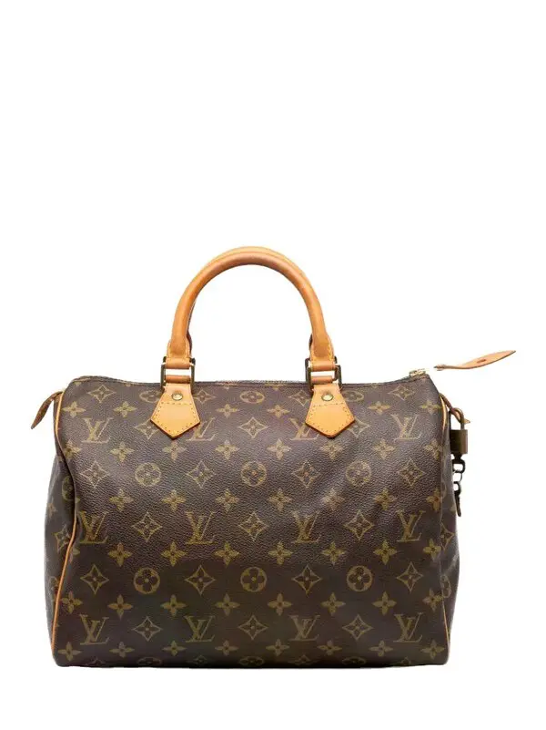 LOUIS VUITTON 1994 Monogram Speedy 30 Boston Bag - Brown
