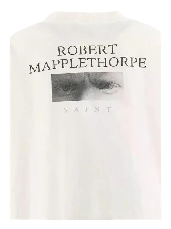 SAINT MXXXXXX Robert Mapplethorpe-print T-shirt - Neutrals