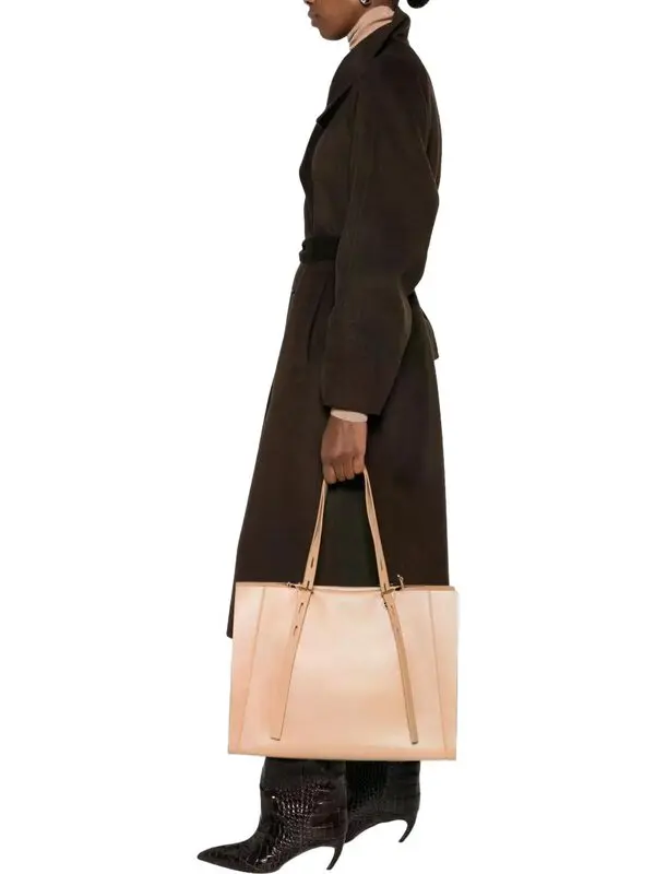MINOBOSSI Paula Leather Tote Bag - Neutrals