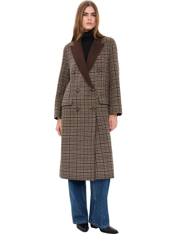 Rag & Bone Vasso Plaid Coat - Multi Plaid