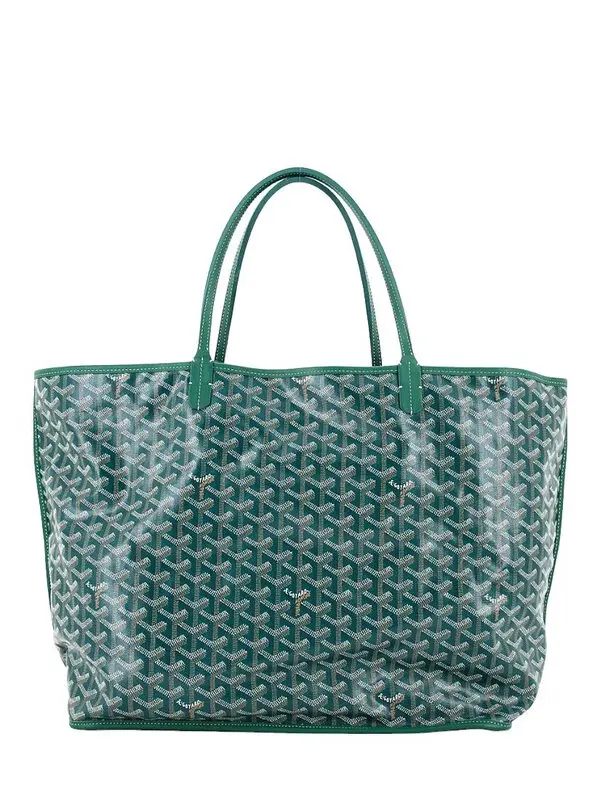 Goyard Gm Anjou Reversible Tote Coated Canvas - Green