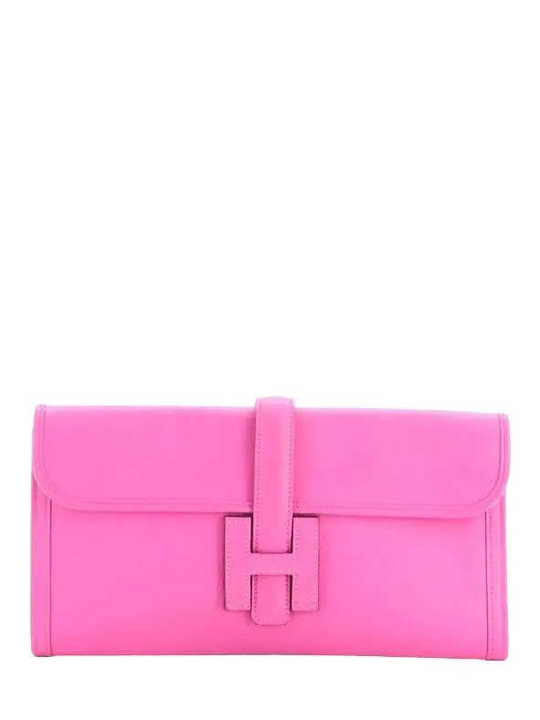 Hermès 29 Jige Elan Clutch Swift - Pink