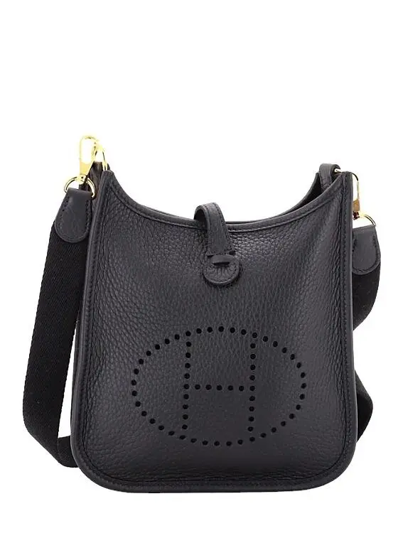 Hermès Tpm Evelyne Bag Gen Iii Clemence - Black