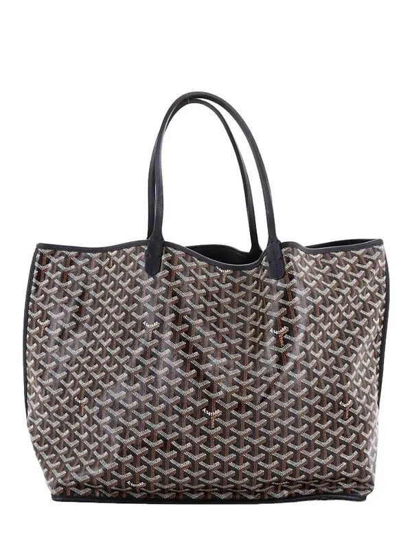 Goyard Gm Anjou Reversible Tote Coated Canvas - Black