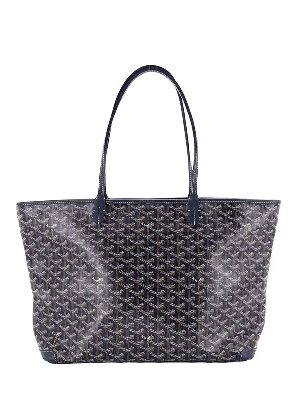 Goyard Mm Artois Tote Coated Canvas - Navy Blue