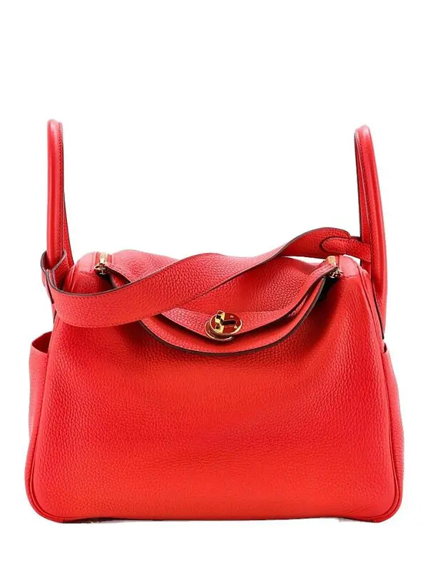 Hermès 30 Lindy Bag Clemence - Red