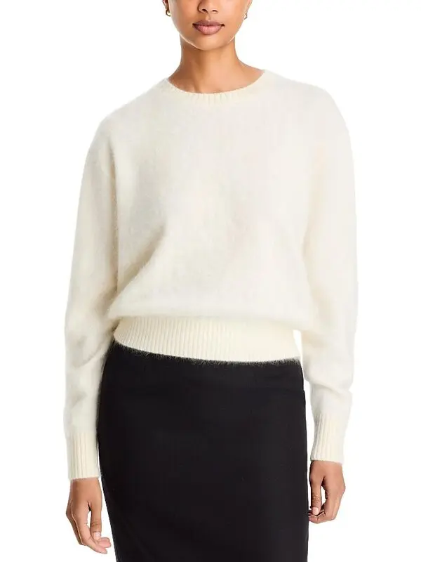 TOCCIN Talullah Cashmere Crewneck Sweater - Ivory