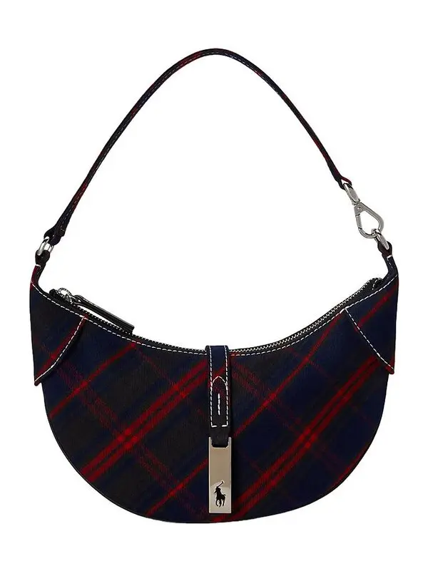 Polo Ralph Lauren Polo Id Plaid Twill Mini Shoulder Bag - Multi Plaid