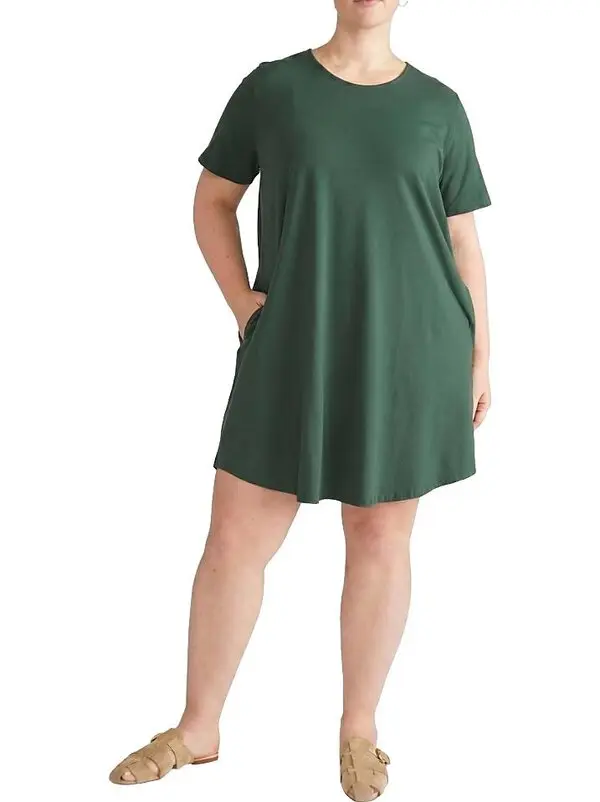 Universal Standard Plus Halie T-shirt Dress - Conifer