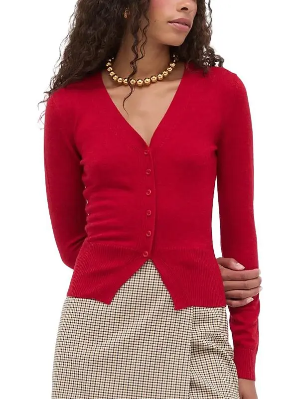 Hill House Home The Amal Cardigan - Red