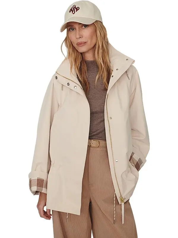 Varley Etta Short Rain Jacket - Birch