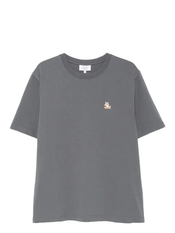 Maison Kitsuné Chillax Fox Cotton T-shirt - Grey