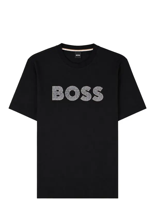 BOSS T-shirt Con Logo - Black