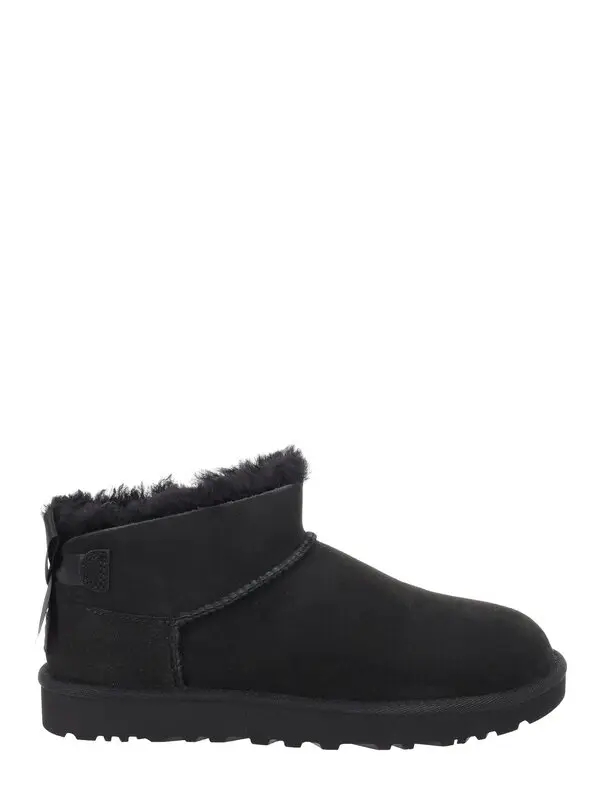 UGG Stivaletto "ultra Mini Bailey Bow - Black