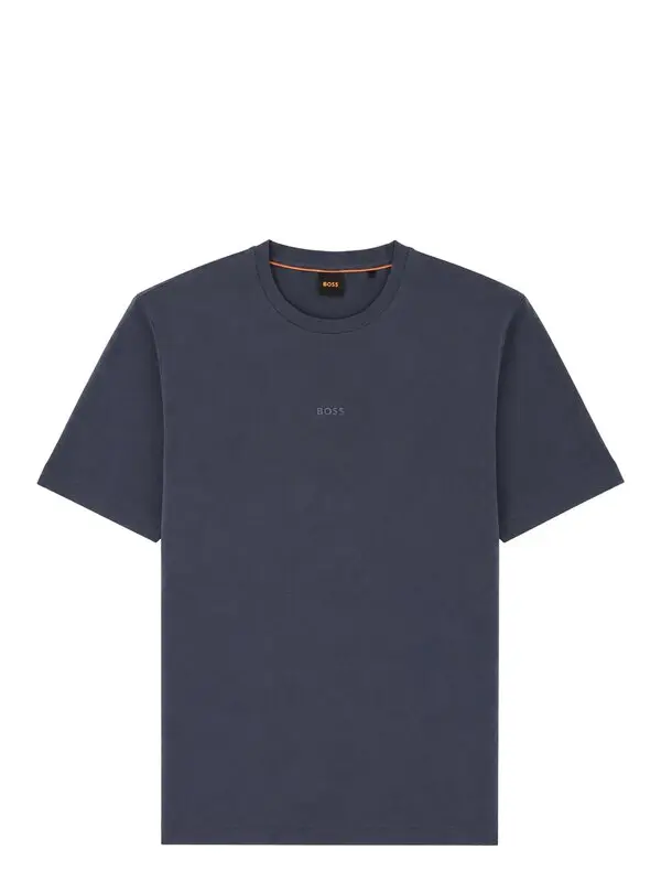 BOSS T-shirt Con Logo - Blue