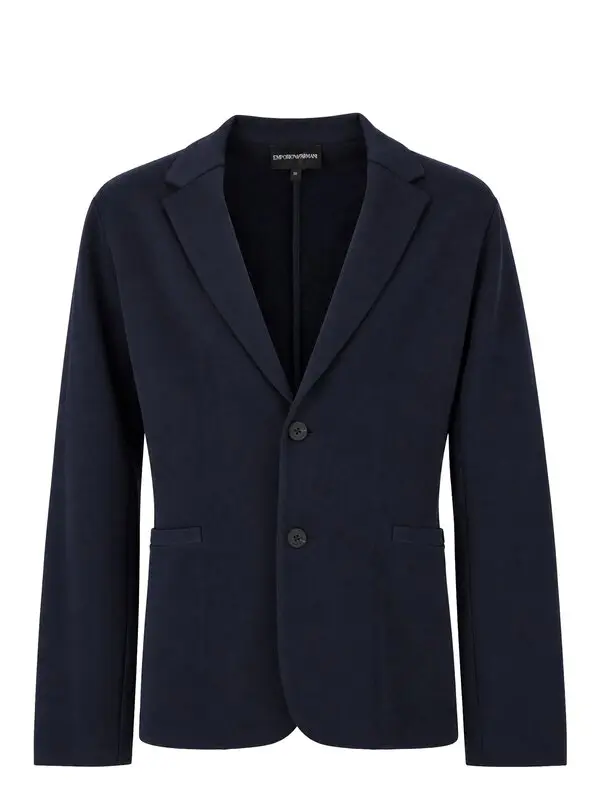 Emporio Armani Giacca Monopetto "travel Essential - Blue