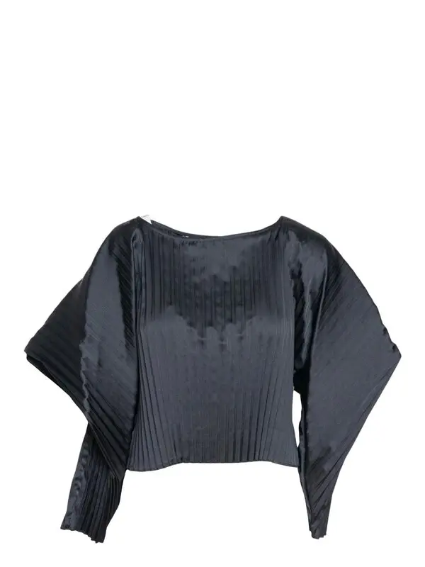 ARTISTA Echo Pleated Blouse - Black
