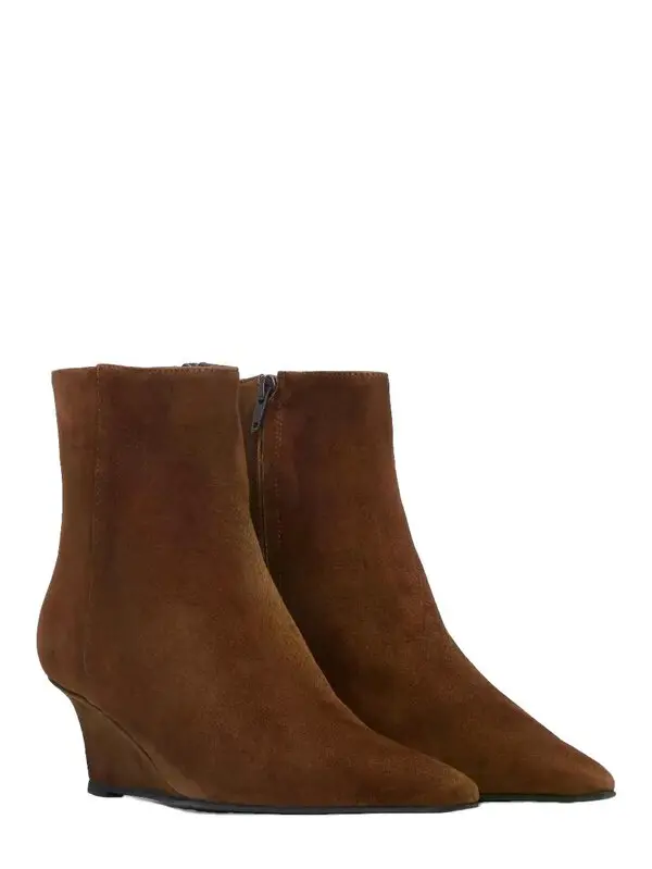 NOTABENE Elma Wedge Ankle Boots - Brown
