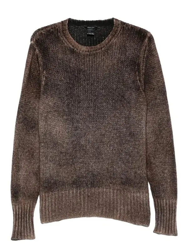 Avant Toi Cashmere Crewneck Sweater - Multicolor