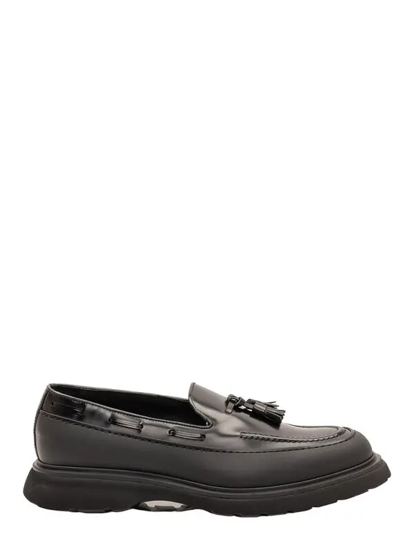 DOUCAL'S Tassel Moccasin Loafers - Nero