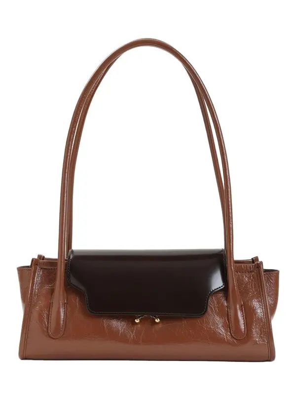 Marni Trunkette Shoulder Mini Bag - Brown