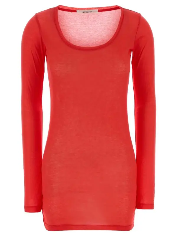 Gimaguas Coral Cotton Bahamon Mini Dress - Red