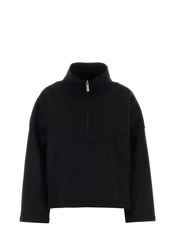 Herno Wool Sweatshirt - Black