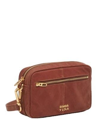 Bimba Y Lola Small Coated Crossbody Bag - Rust