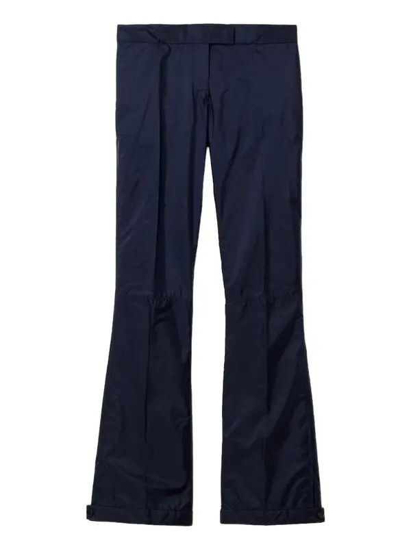 Miu Miu Nylon Flared Trousers - Multicolor