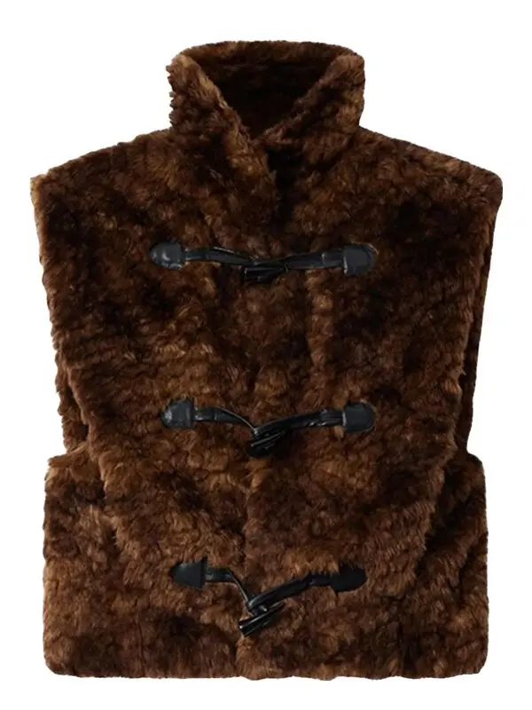 Isabel Marant Étoile Marant Jocya Faux Fur Vest - Multicolor