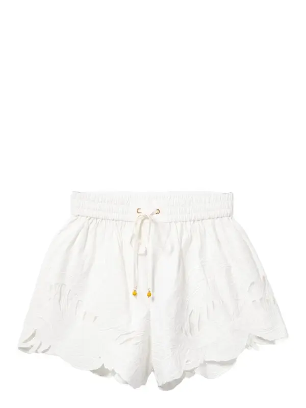 Zimmermann Mahon Cotton Shorts - Multicolor