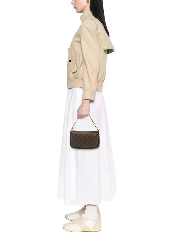 LOUIS VUITTON 2000 Monogram Pochette Accessoires Shoulder Bag - Brown
