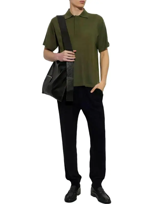 LISA YANG Carter Cashmere Polo Shirt - Green
