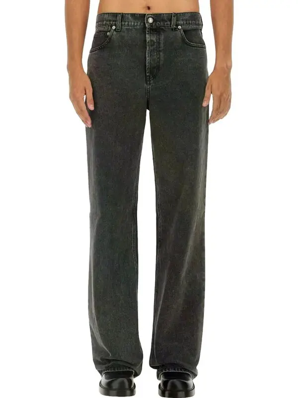 Alexander McQueen Straight-fit Jeans - Grey