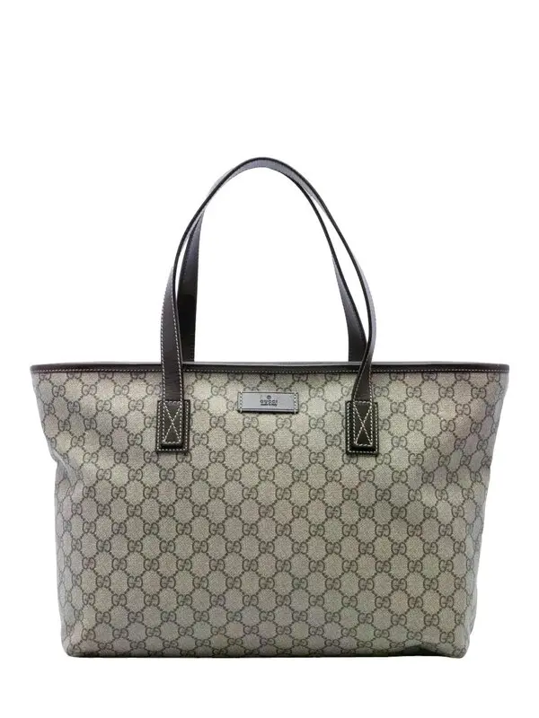 Gucci 2016-2026 Medium Gg Supreme Tote Bag - Neutrals