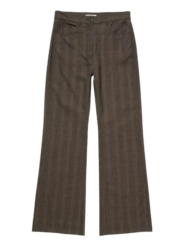 Acne Studios Wool Blend Trousers - Multicolor