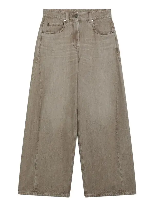 Brunello Cucinelli Denim Cotton Jeans - Multicolor