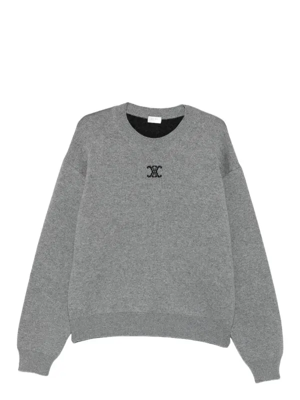 Celine Cashmere Crewneck Sweater - Multicolor
