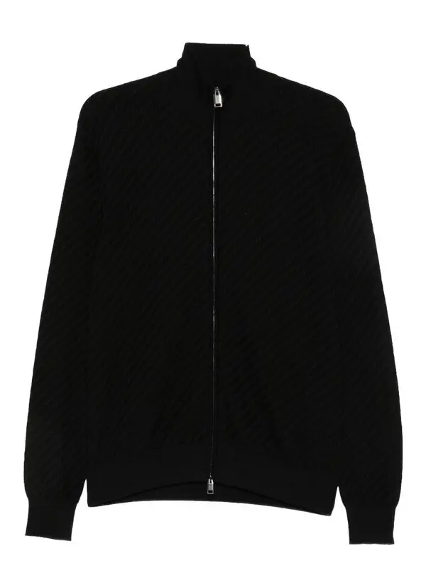 Brioni Cotton And Silk Cardigan - Multicolor