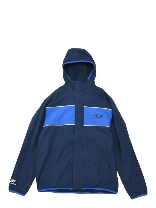 NEW BALANCE Kawhis Klawset Wind Jacket Asia Sizing - Navy