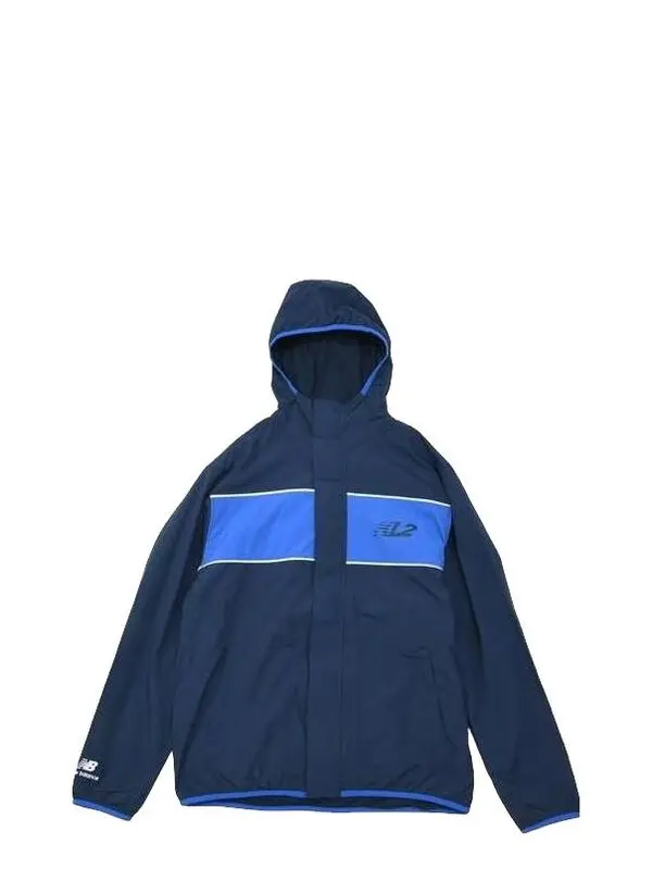 NEW BALANCE Kawhis Klawset Wind Jacket Asia Sizing - Navy