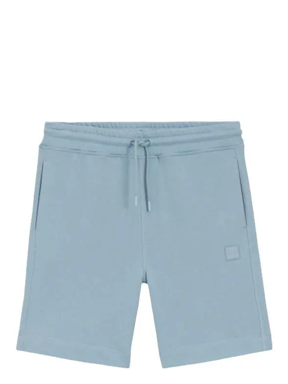 Hugo Boss Drawstring Logo-detail Shorts - Blue