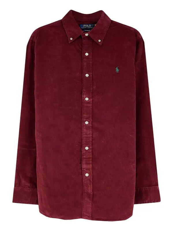 Polo Ralph Lauren Velvet Shirt - Red