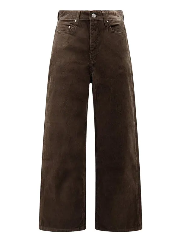 DUNST 90s Corduroy Trousers - Brown